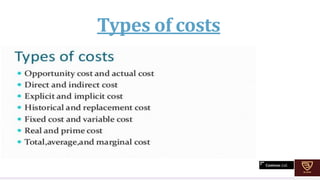 The difference types of costs | PPTX