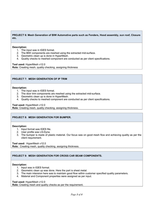 CAE DESIGN ENGINEER | PDF