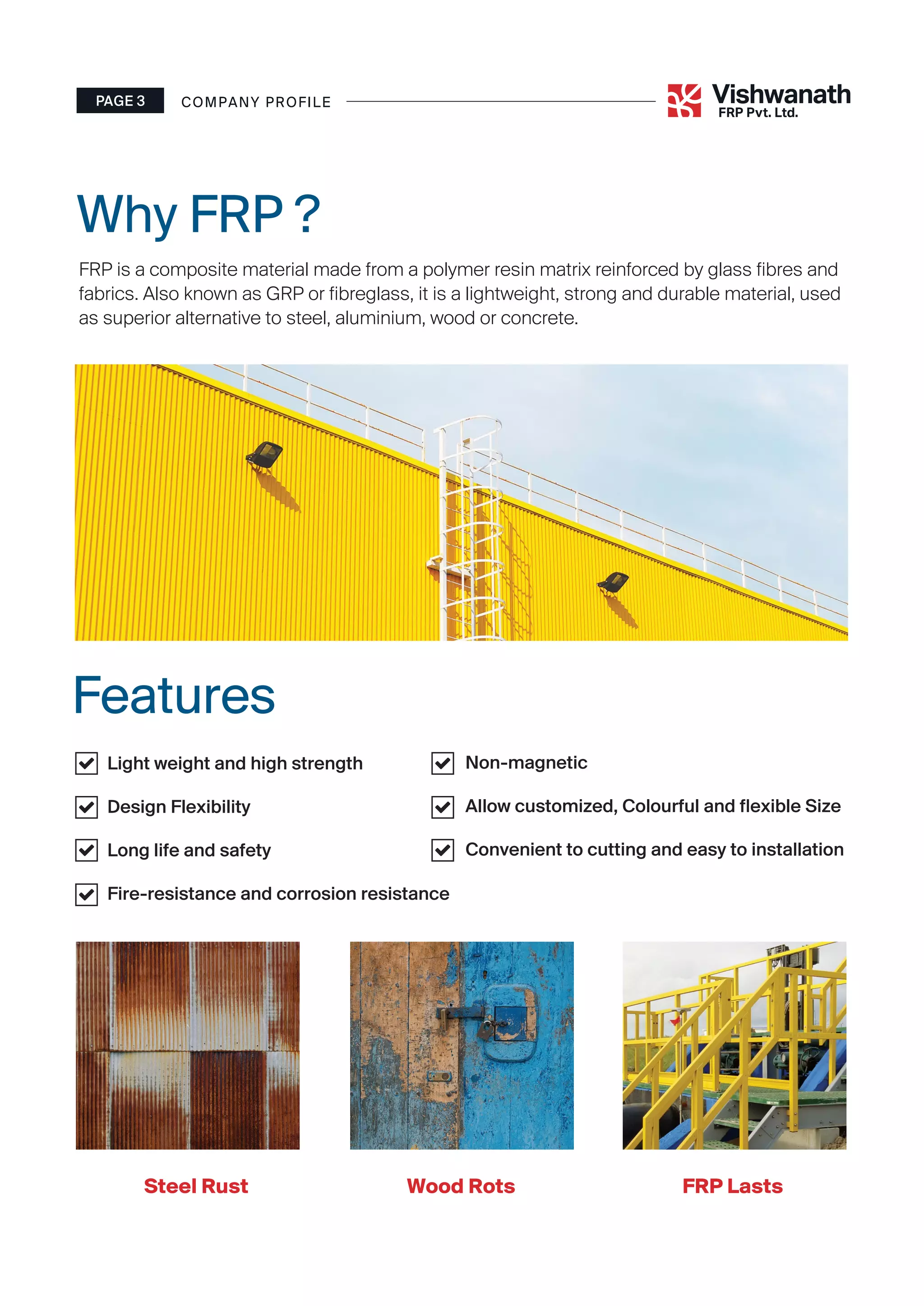 FRP GRATING AND STORAGE TANKS By Vishwanath Fibre - Glass Reinforced ...