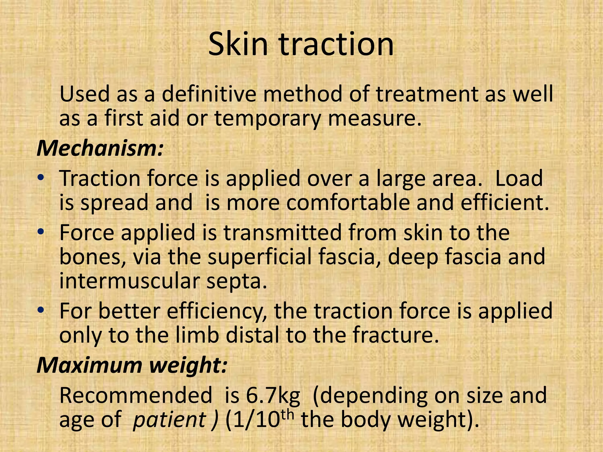 PPT ON TRACTIONS IN ORTHOPAEDICS | PPTX