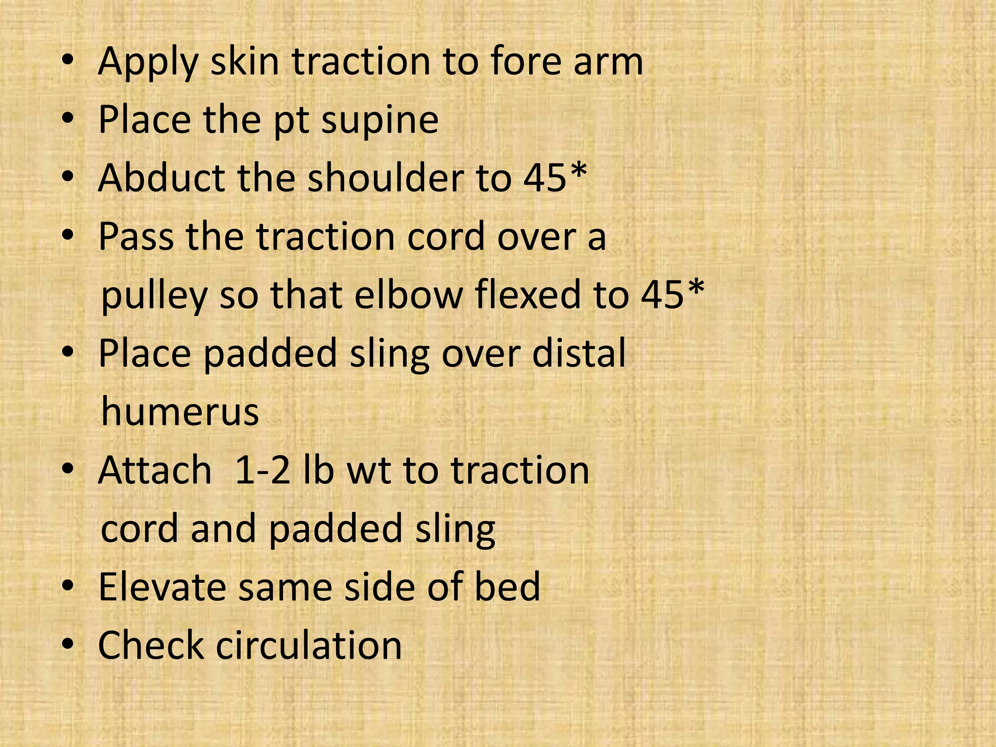 PPT ON TRACTIONS IN ORTHOPAEDICS | PPTX