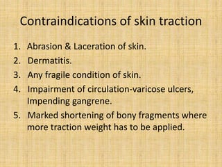 PPT ON TRACTIONS IN ORTHOPAEDICS | PPTX