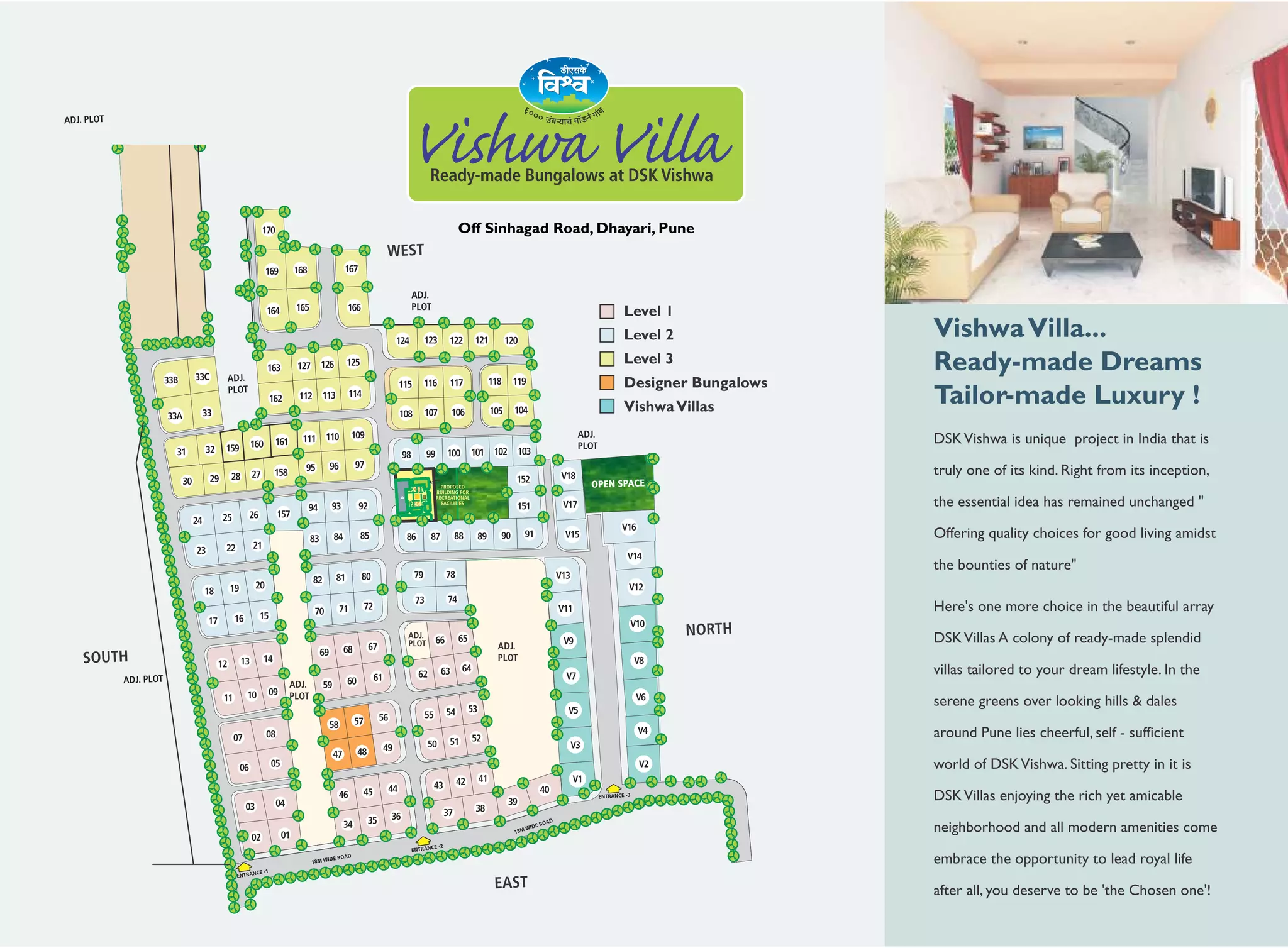 Ready Possession Bungalows in Sinhagad Road Pune| DSK Vishwa Villa | PDF