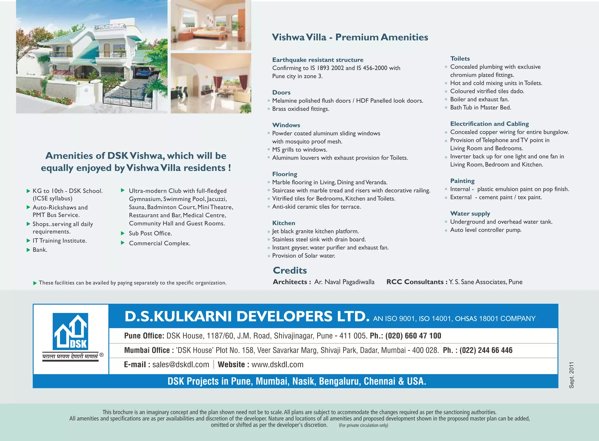 Ready Possession Bungalows in Sinhagad Road Pune| DSK Vishwa Villa | PDF