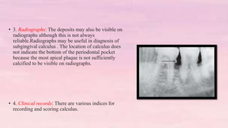 Dental calculus | PPTX