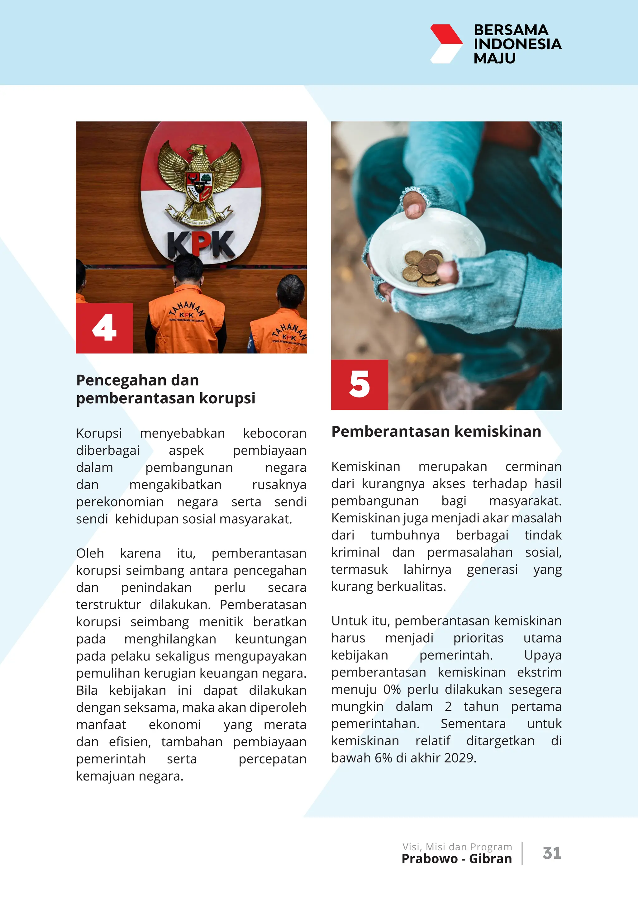 VISI MISI PASLON 02: PRABOWO SUBIANTO - GIBRAN | PDF