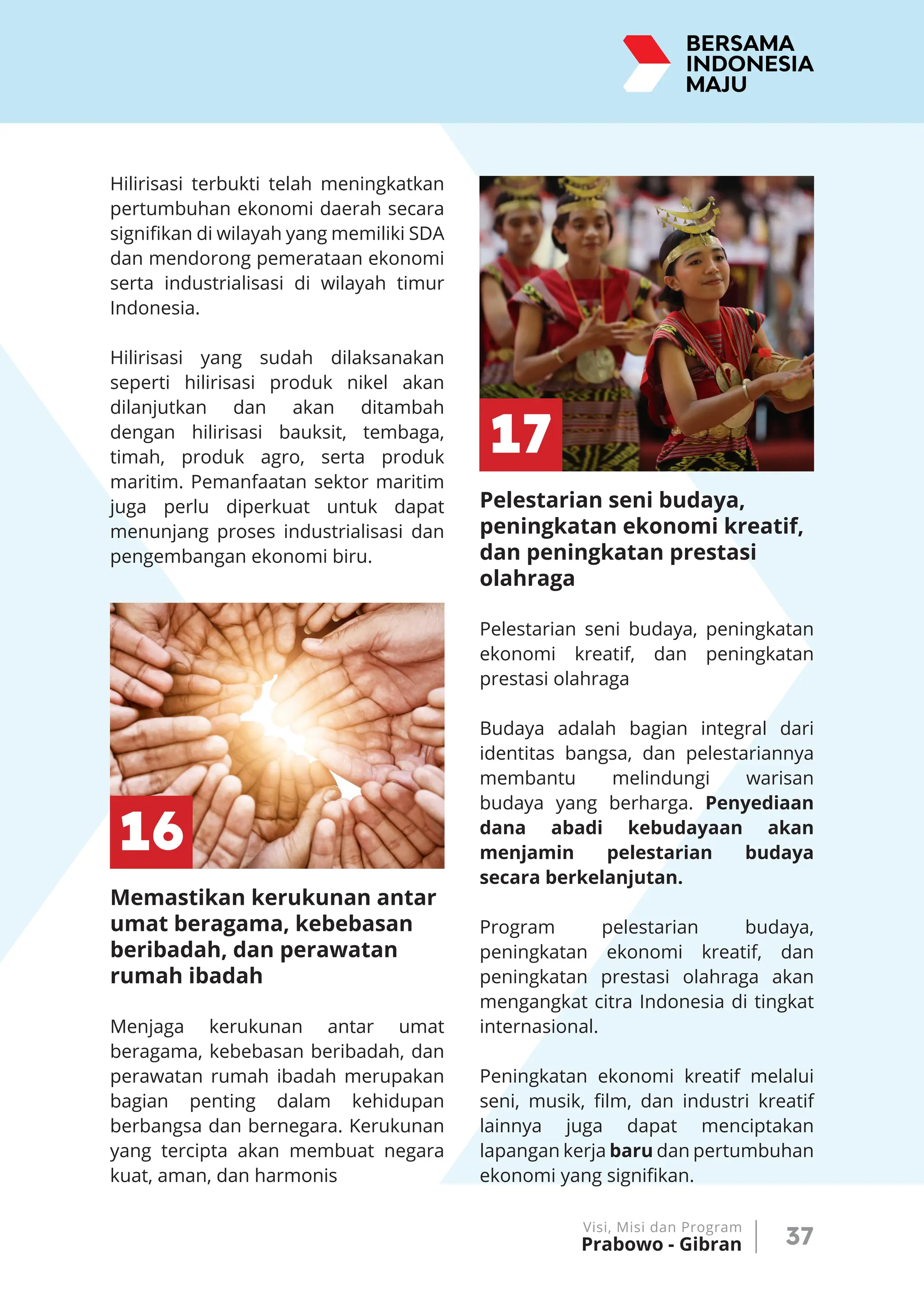 VISI MISI PASLON 02: PRABOWO SUBIANTO - GIBRAN | PDF