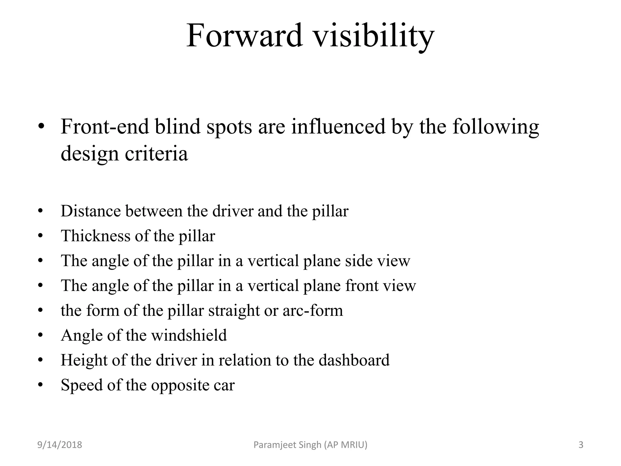 Visibility | PPT
