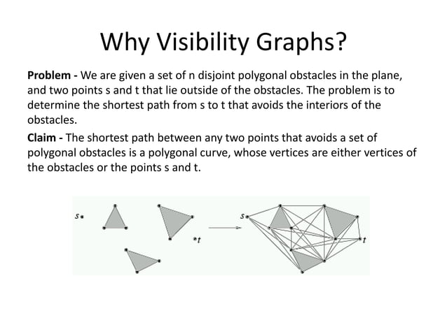 Visibility graphs | PPTX