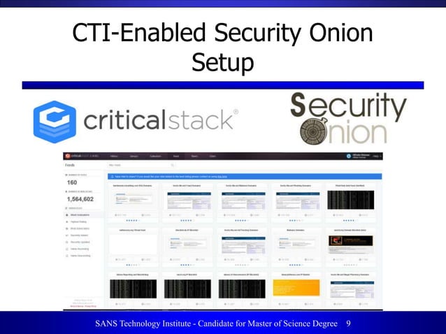 Visibility on the network a tactical cti-based approach | PPT