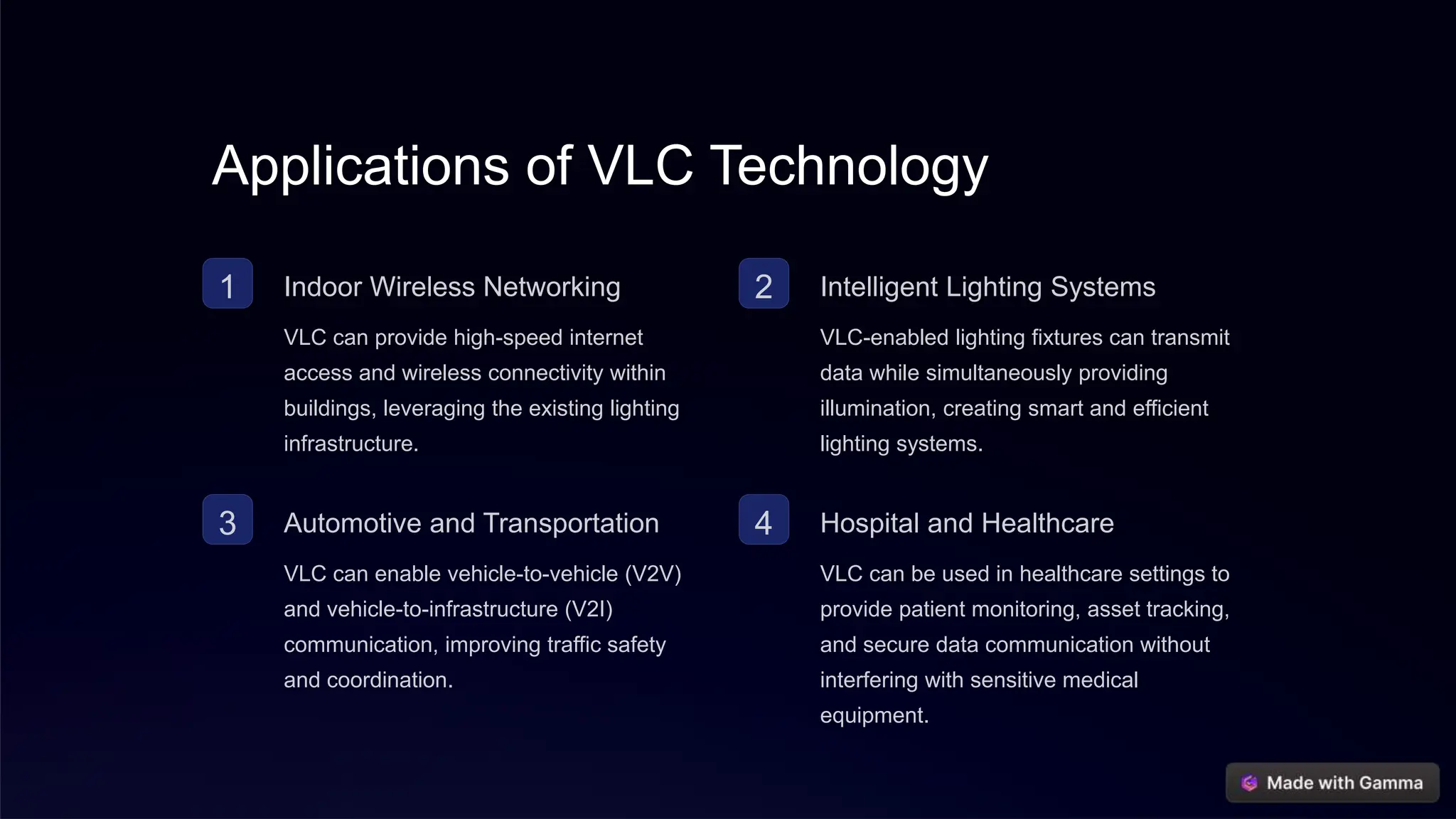 Visible Light Communication Illuminating The Future Of Wireless Pptx