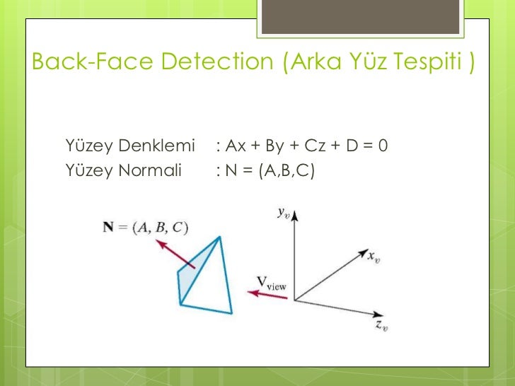 Visible Surface Detection Methods 4582