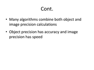 Visible surface determination | PPTX