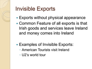 Visible and invisible trade slide show | PPTX