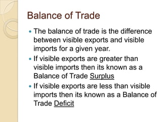 Visible and invisible trade slide show | PPTX