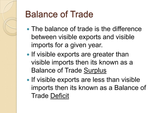 Visible and invisible trade slide show | PPTX