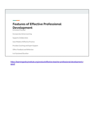 Visible Learning & Teacher Professional Development | PDF