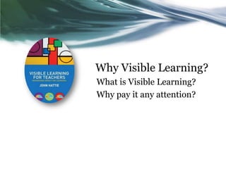 Murrays Bay Intermediate PLD - Visible Learning | PPTX
