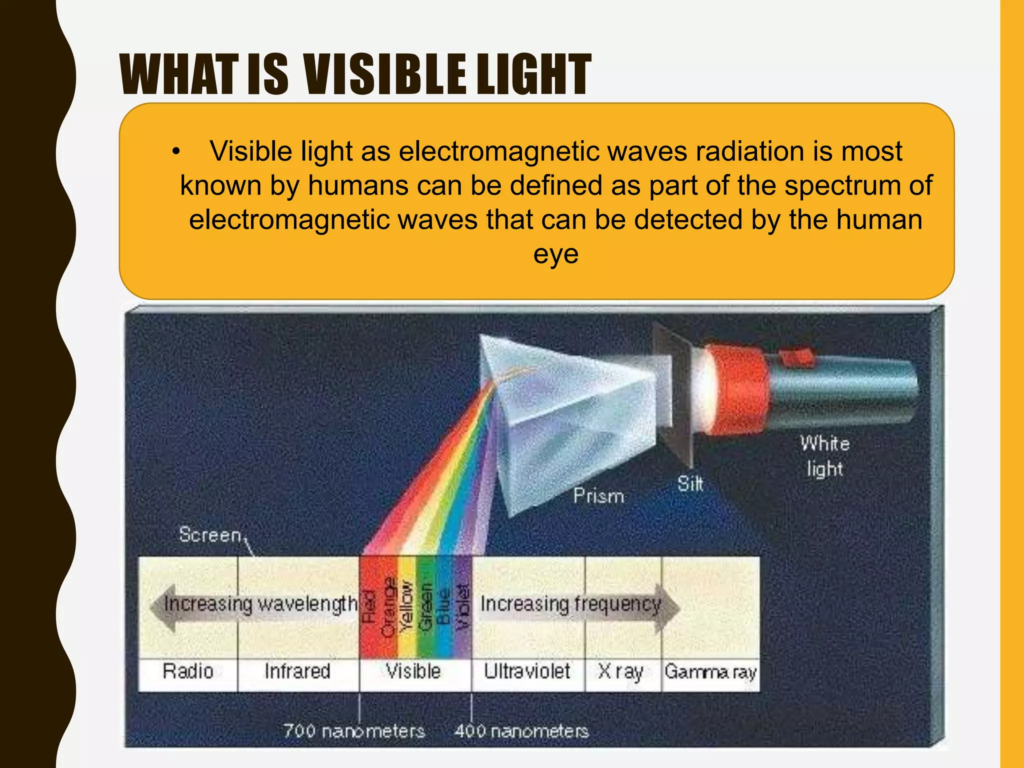 Visible light PPT Electromagnetic wave ......,,,,,,,,,,,,,,,,,,,, | PPT