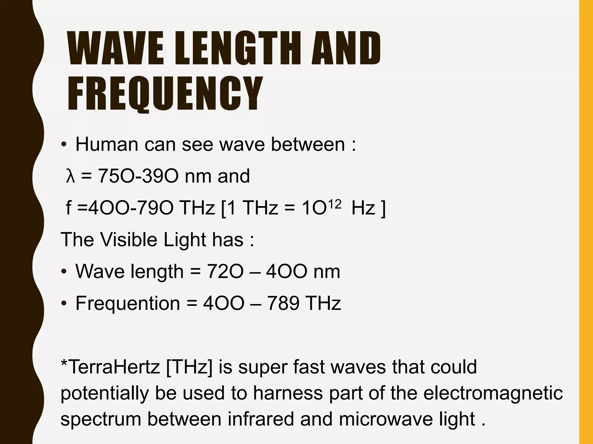 Visible light PPT Electromagnetic wave ......,,,,,,,,,,,,,,,,,,,, | PPT