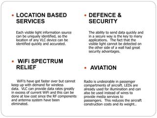 Visible light communication | PPTX