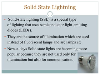 Visible light communication | PPTX