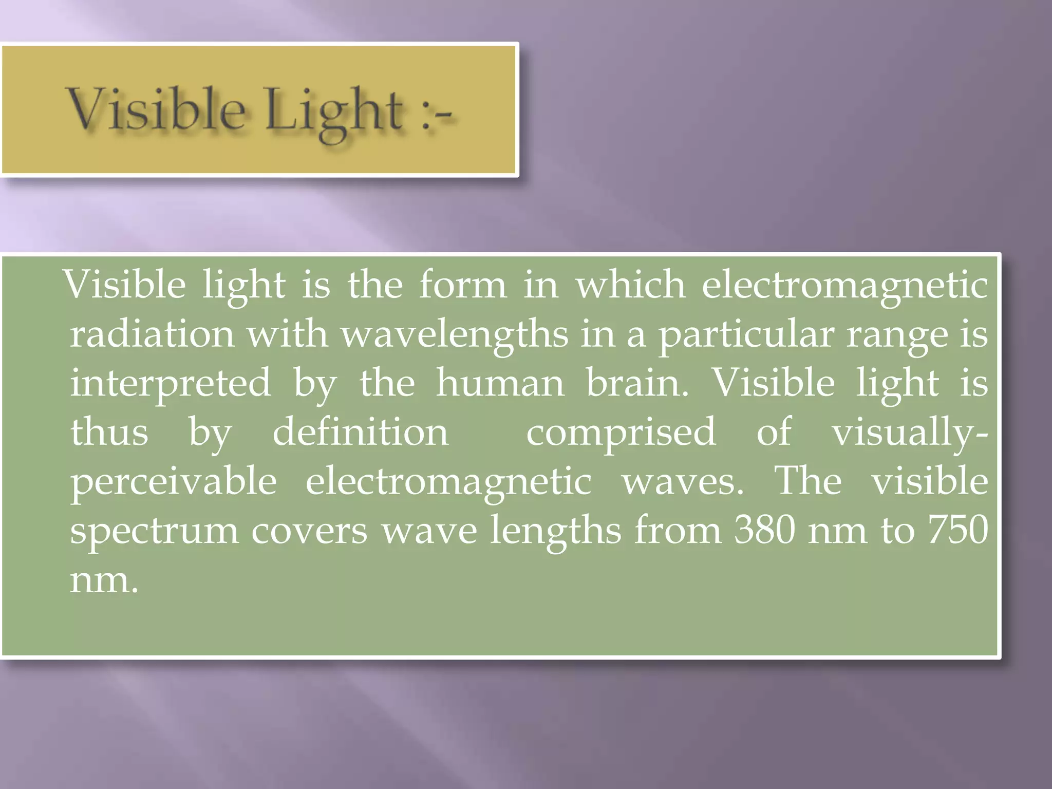 Visible light communication | PPTX