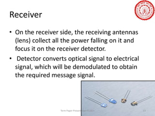 Visible light communication | PPTX