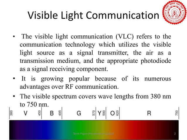 Visible light communication | PPT