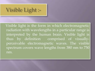 Visible light communication | PPTX