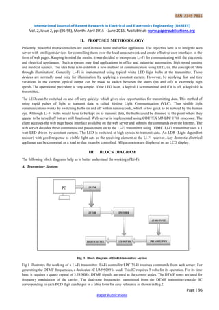 Visible Light Communication and Device Switching Using Embedded Web Server | PDF