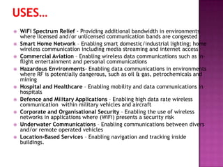 VLC Visible light communication (leaders of li fi) | PPSX