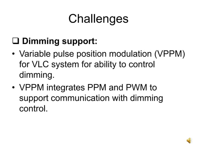 Visible Light Communication Systems Ii Ppt Computer Peripherals