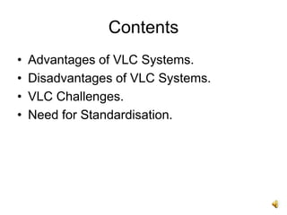 Visible light communication systems ii | PPT