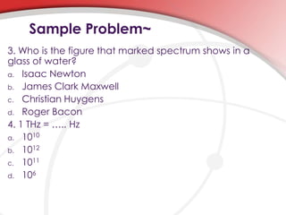 Visible light wave | PPTX