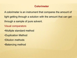 Visible Spectrophotometry and Colorimetry.pptx