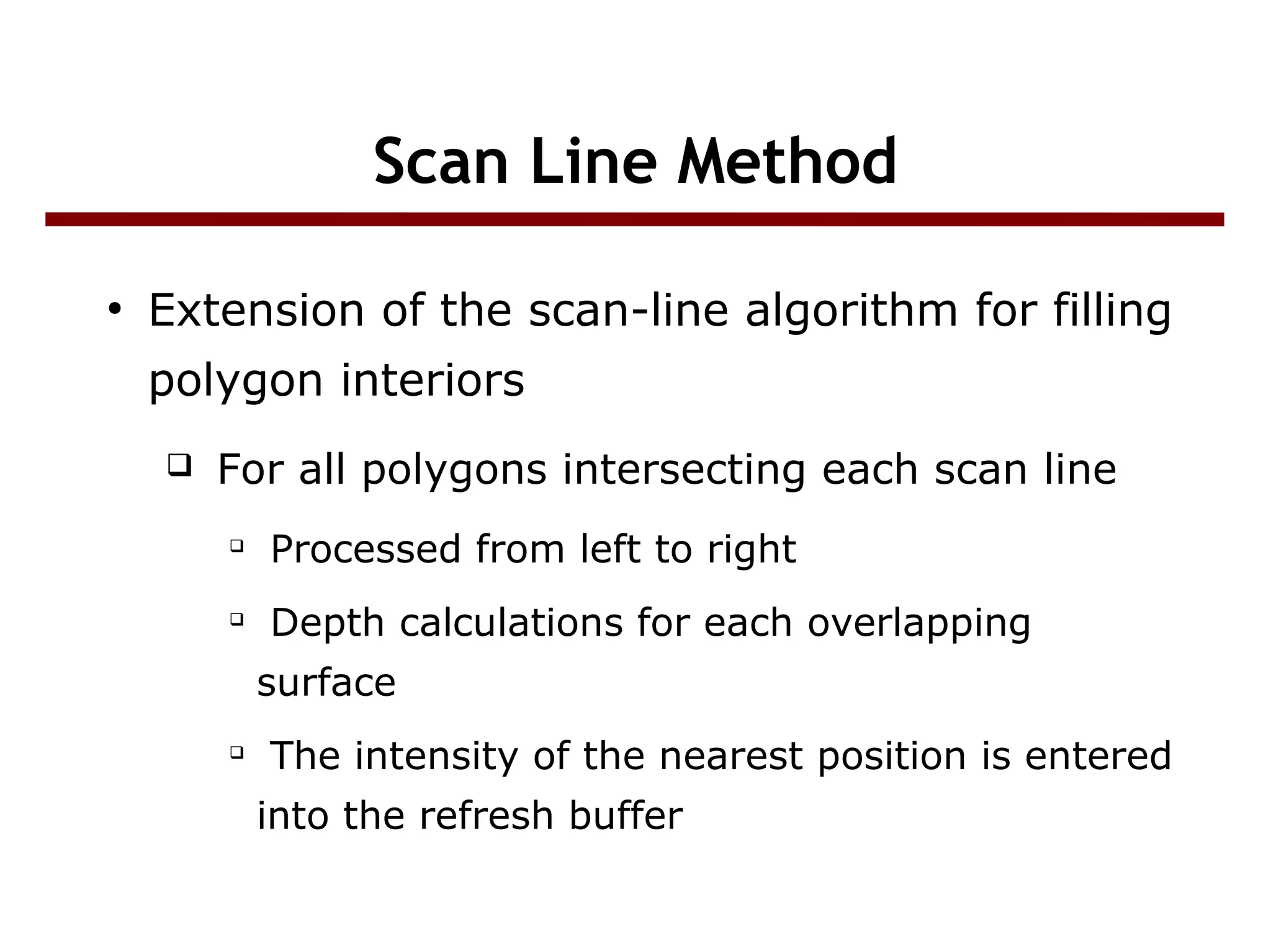 Visible surface detection in computer graphic | PPT
