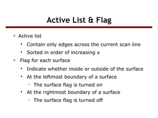 Visible surface detection in computer graphic | PPT
