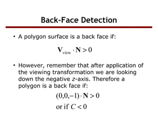 Visible surface detection in computer graphic | PPT