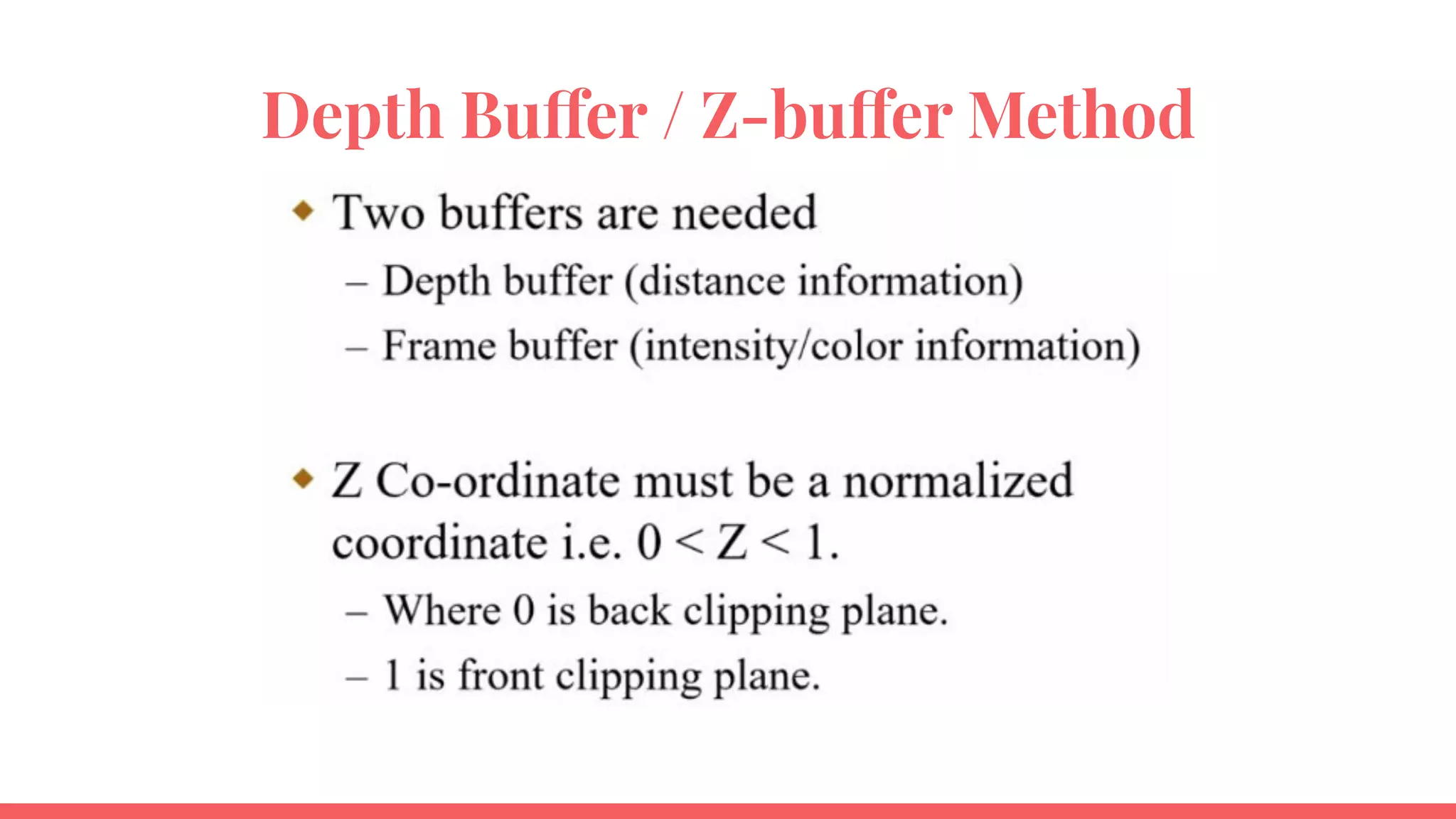 Visible surface detection | PPT