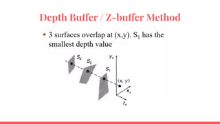 Visible surface detection | PPT