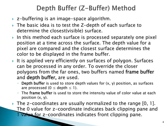 Visible surface identification | PPT