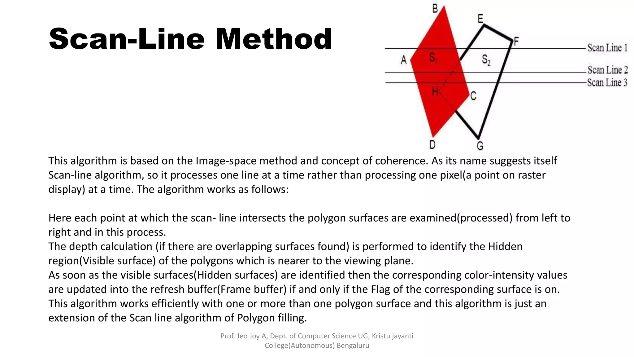 Visible Surfacte Detection Methods - Z-Buffer and Scanline methods.pptx