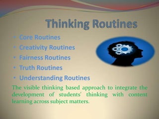 Visible thinking | PPTX
