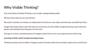 Visible Thinking - Project Zero | PDF