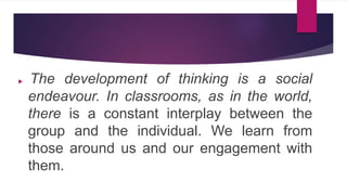 Visible thinking routines and ATL in ibdp | PPTX