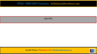 Federal Fiscal Year '24 Outlook | PPT