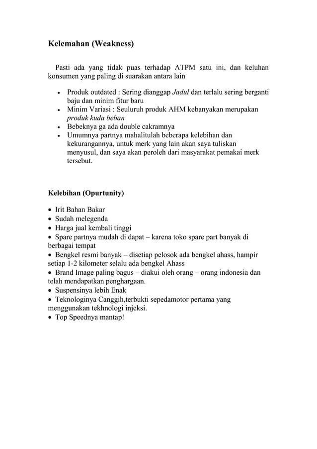 Visi dan misi astra honda | DOC