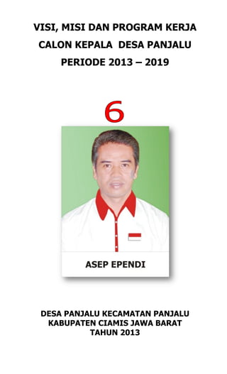 Visi dan misi calon kades panjalu asep ependi | PDF