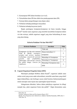 Visi dan Misi OPZ - Anto Apriyanto | PDF